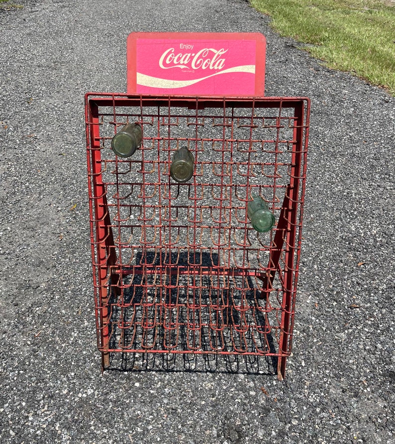 Coca Cola Bottle Holder Coke Collectible Bottle Return Rack - Etsy