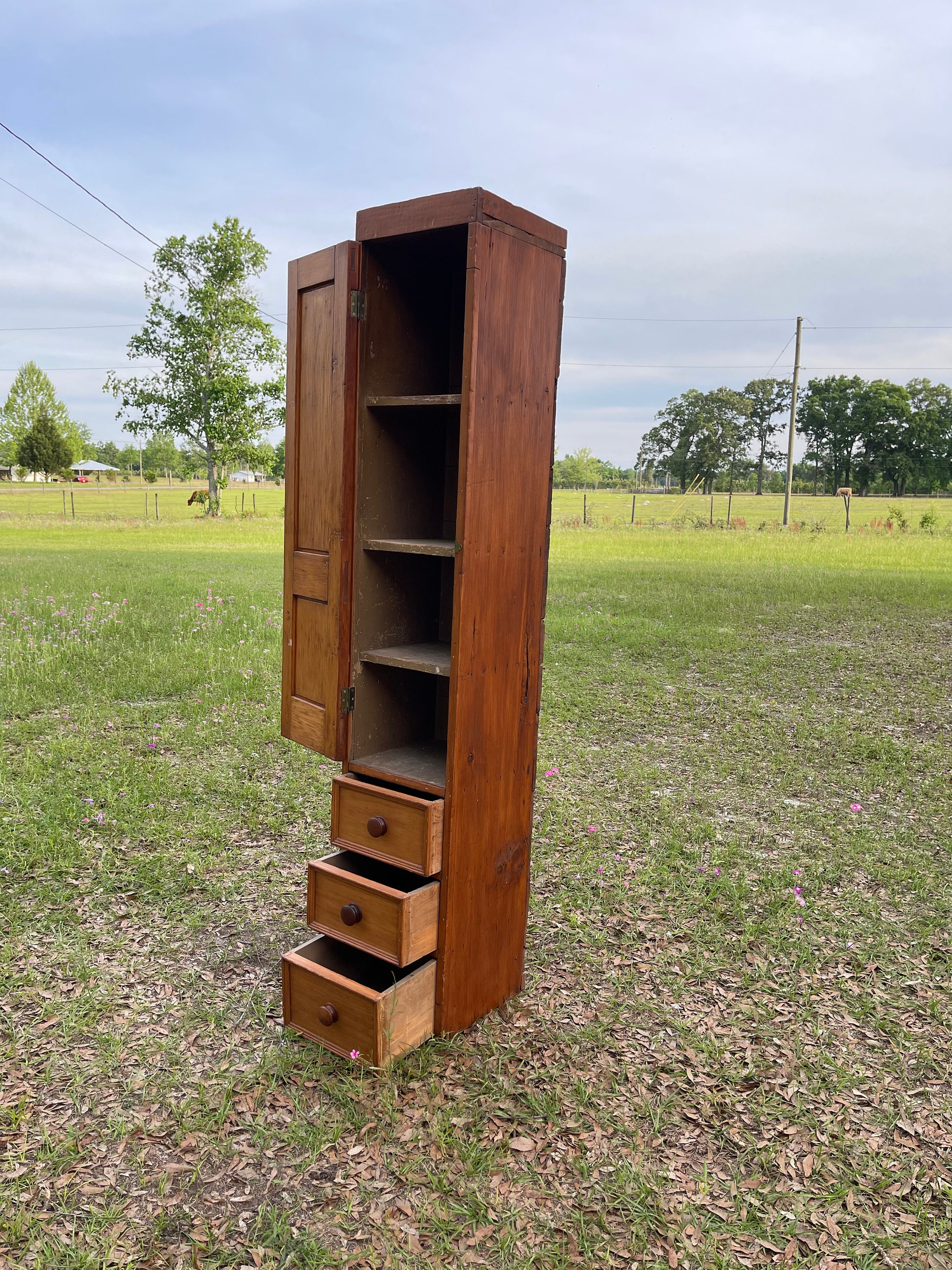 Antique Chimney Cabinet, Jelly Cabinet, Antique Kitchen Cabinet, Hutch ...