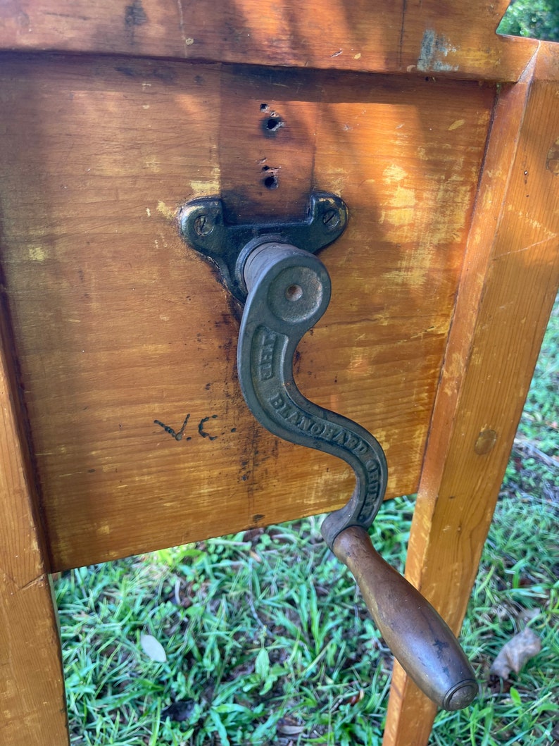 Antique Wood Butter Churn, Blanchard Churn, Farmhouse Decor, Industrial ...