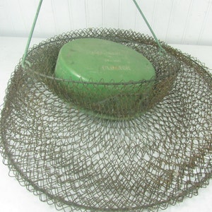 Metal Basket, Farmhouse Kitchen, Fish Basket, French Floater, Vintage ...