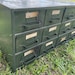 Metal Storage Drawer, Military Parts Cabinet, Metal Card Catalog ...