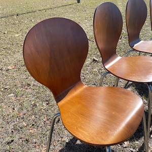 Vintage Ant Chairs, MCM Decor, Curved Plywood Chairs, Mid Century, Wood ...