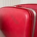 VINTAGE SUITCASE, Retro Luggage, Travel Bag, Overnight Bag, Red ...