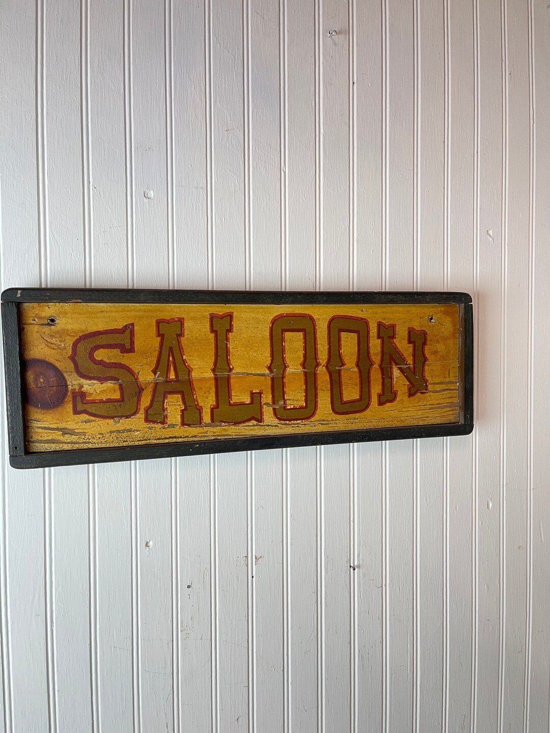 Vintage Saloon Sign, Bar Ware, Man Cave Sign, Home Bar Sign, Restaurant ...