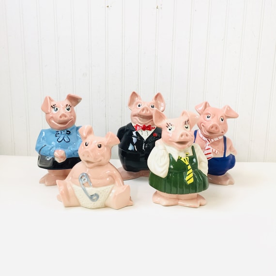 WADE PIG FIGURINE Wade Piggy Banks Ceramic Pigpiggy Bank - Etsy