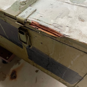 Antique WW2 Rifle Crate, Large Rifle Crate, Military Crate, Wood Box ...