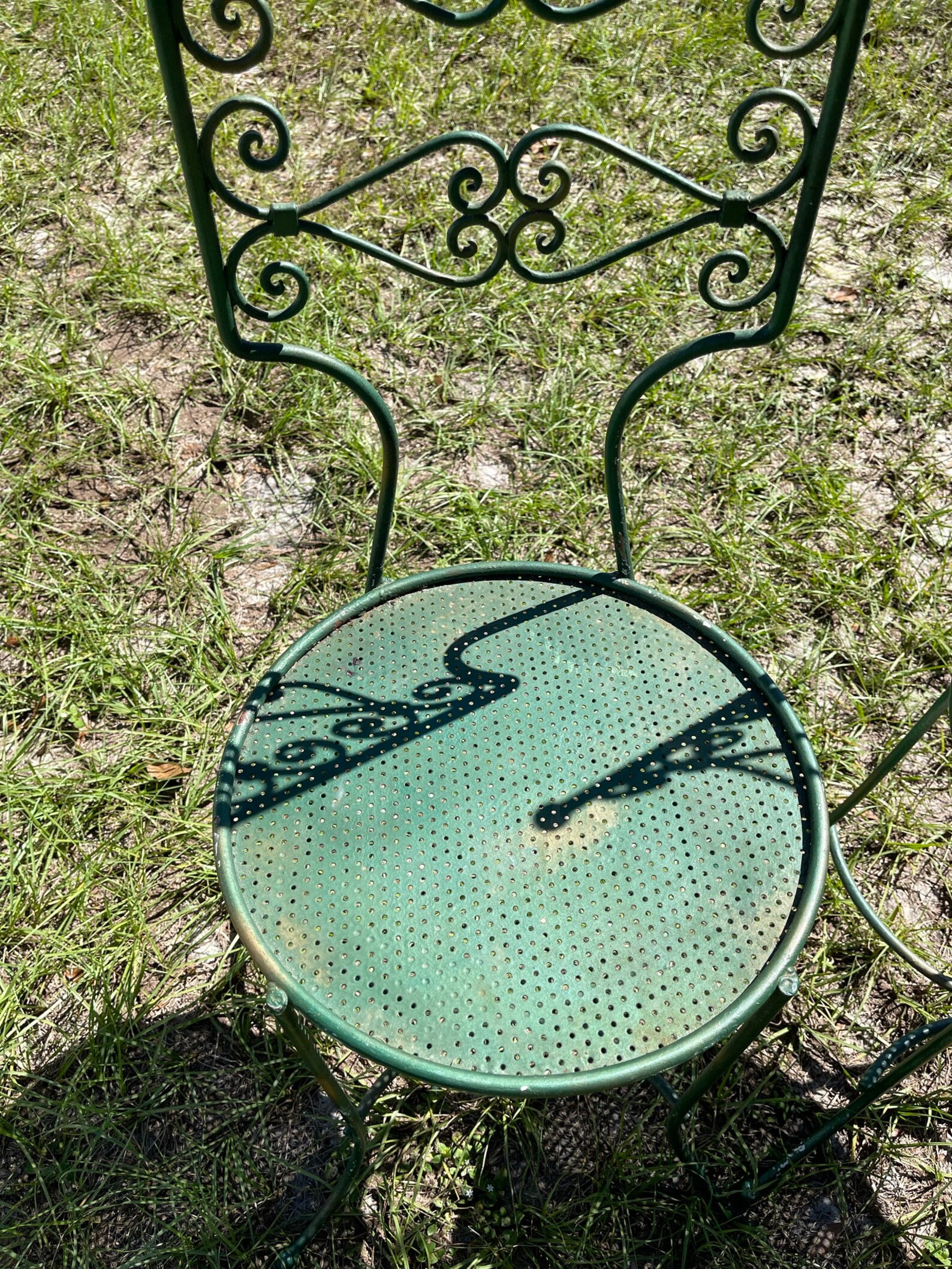 Vintage Metal Chairs Vintage Bistro Chairs Wrought Iron - Etsy