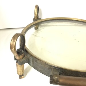 Antique Brass Porthole, Glass Window, Boat, Sailboat Porthole, Brass ...