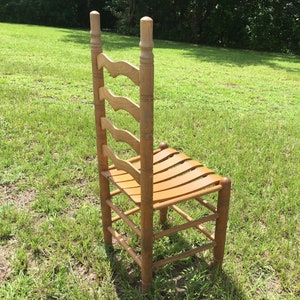 Primitive Furniture, Ladder Back Chair, French Country Decor, Dining ...