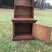 Vintage Pyramid Bookshelf, Furniture, Bookshelf Cabinet, Wood Shelves ...