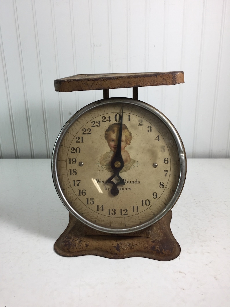 Vintage Scale, Vintage Baby Scale, Utility Scale, Farmhouse Decor ...