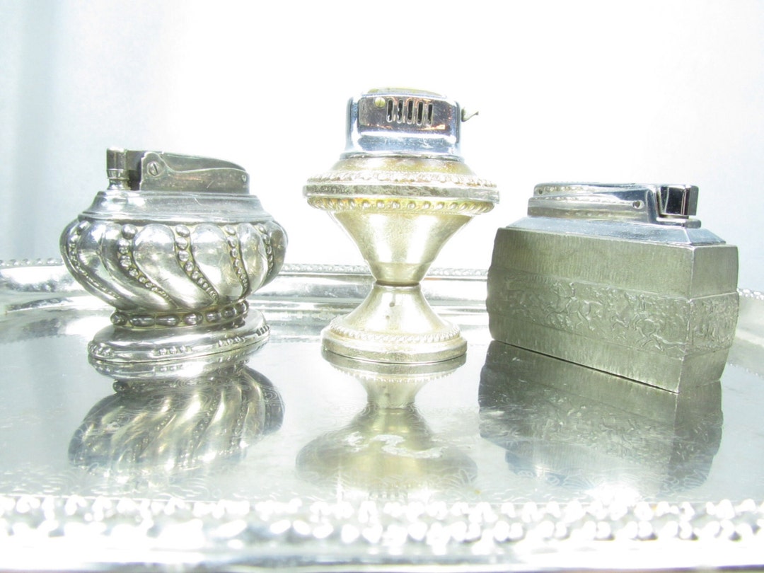 Vintage Lighter, Silver Lighter, Cigarette Lighter, Hunting, Gift for ...