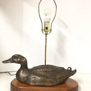 Vintage Duck Lamp, Metal Duck Lamp, Table Lamp, Vintage Lamp, Lighting ...