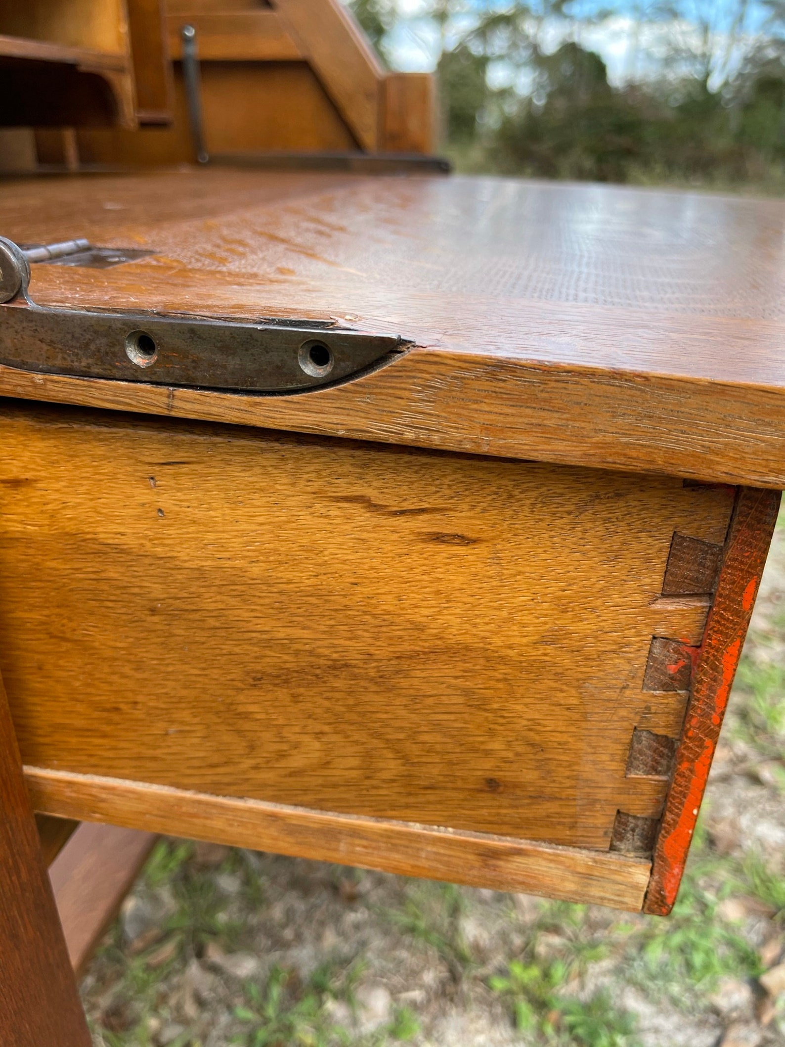 Antique Secretary Desk, Mission Craftsman Style, Life Time Furniture Co ...