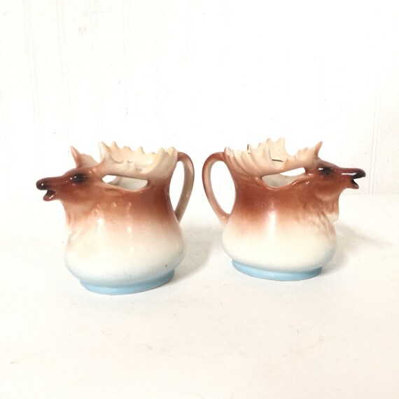 Moose Elk Creamer Set Creamer Wedding Decor Table Setting | Etsy