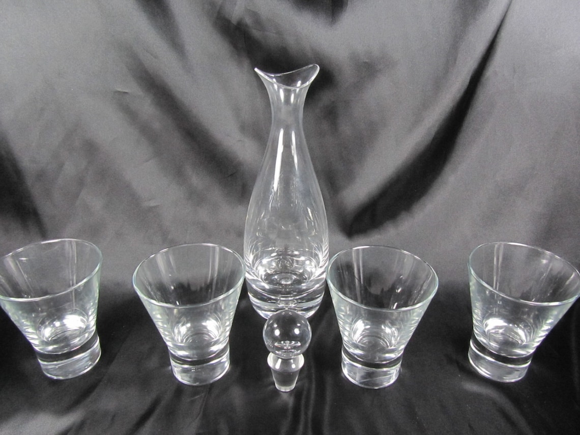 VINTAGE DECANTER Cordial Set Liqueur liquor glasses Wine | Etsy