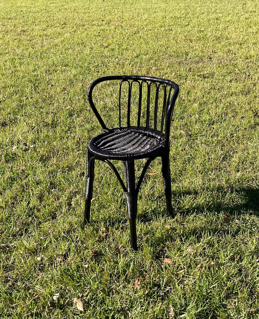 Wicker Barrel Chair Black Wicker Chair, Vintage Wicker Chair, Rattan ...