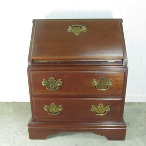 Vintage Child Desk, Salesman's Sample Desk, Miniature Chest, Campaign ...