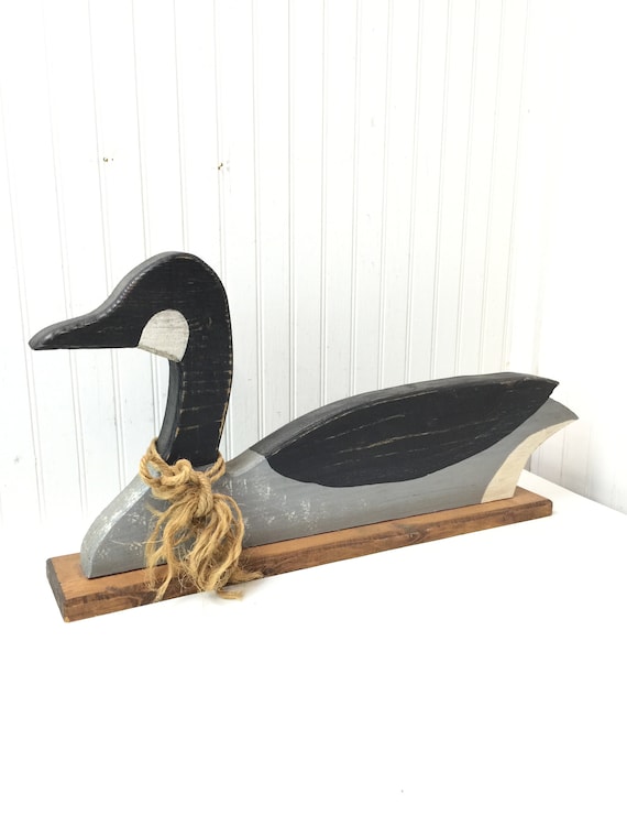 Farmhouse Decor Wooden Duck Decor Primitive Decor Gift | Etsy