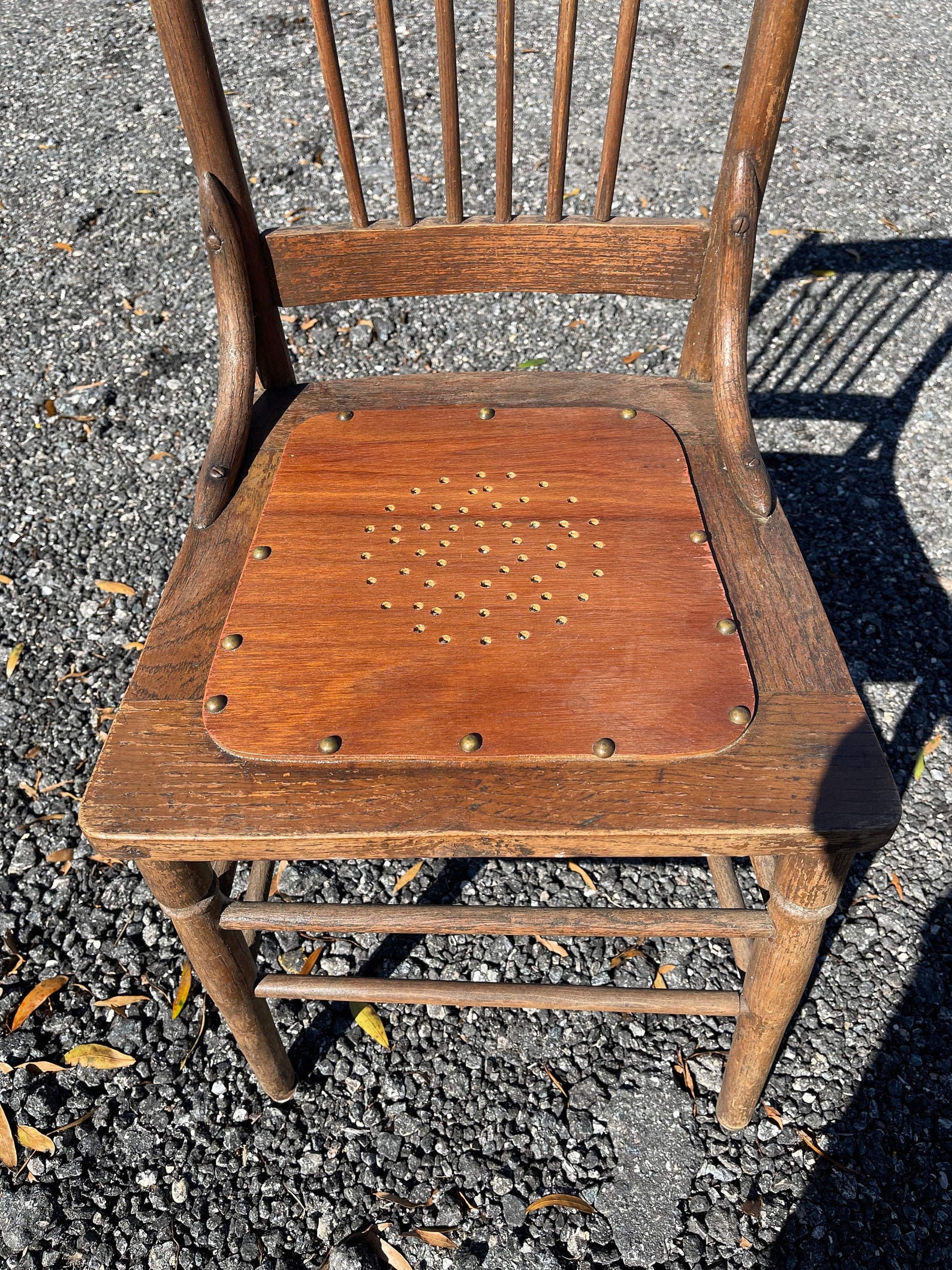Antique Chair, Press Back Chair, Unique Chair, Furniture, Wood Chair ...