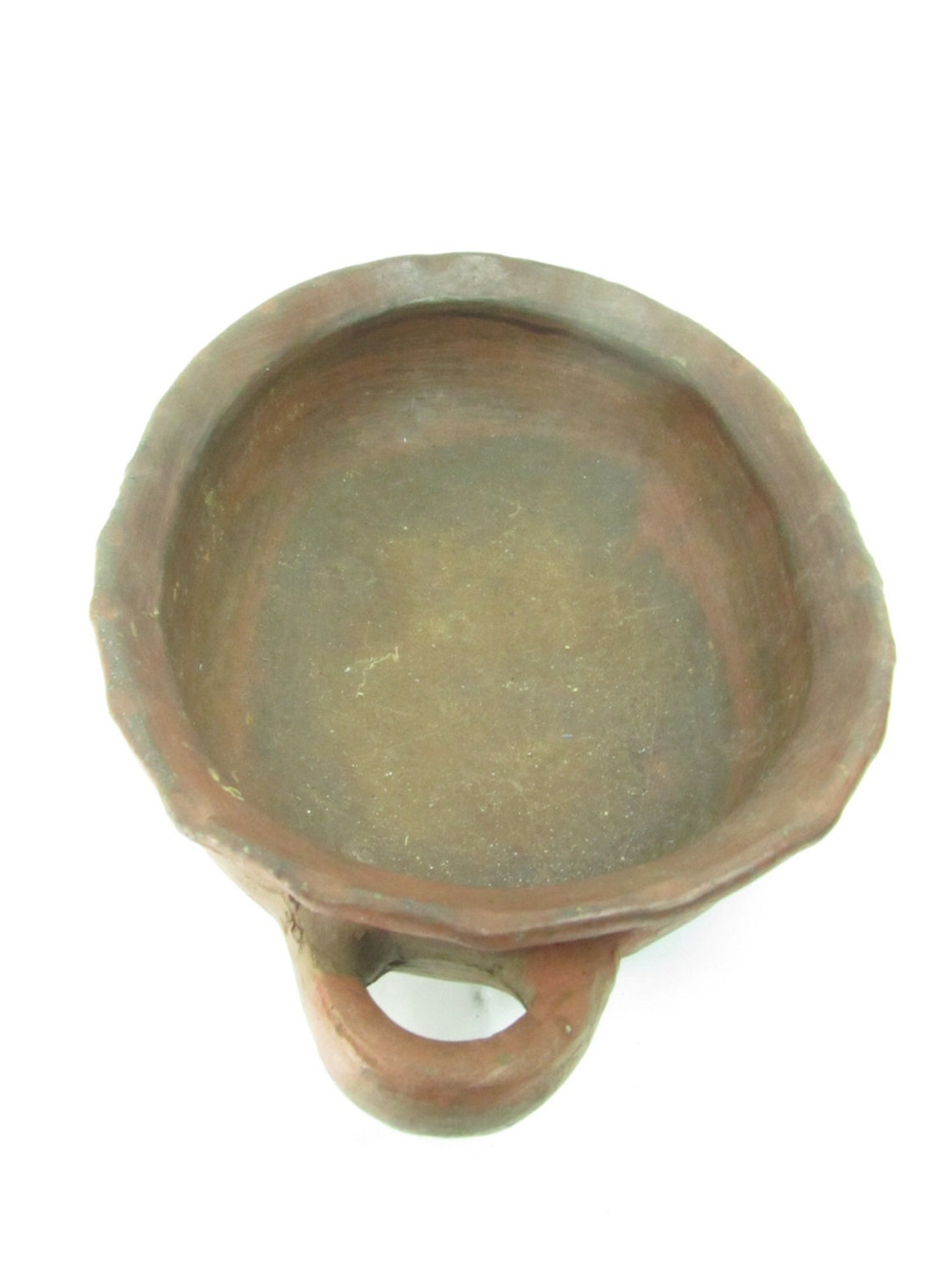 Antique Pottery Bowl Clay Bowlooak Pottery Primitive Bowl - Etsy