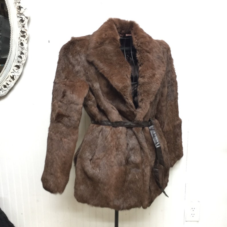 Vintage Fur Coat Women's Jacket 1970s Clothing Winter - Etsy