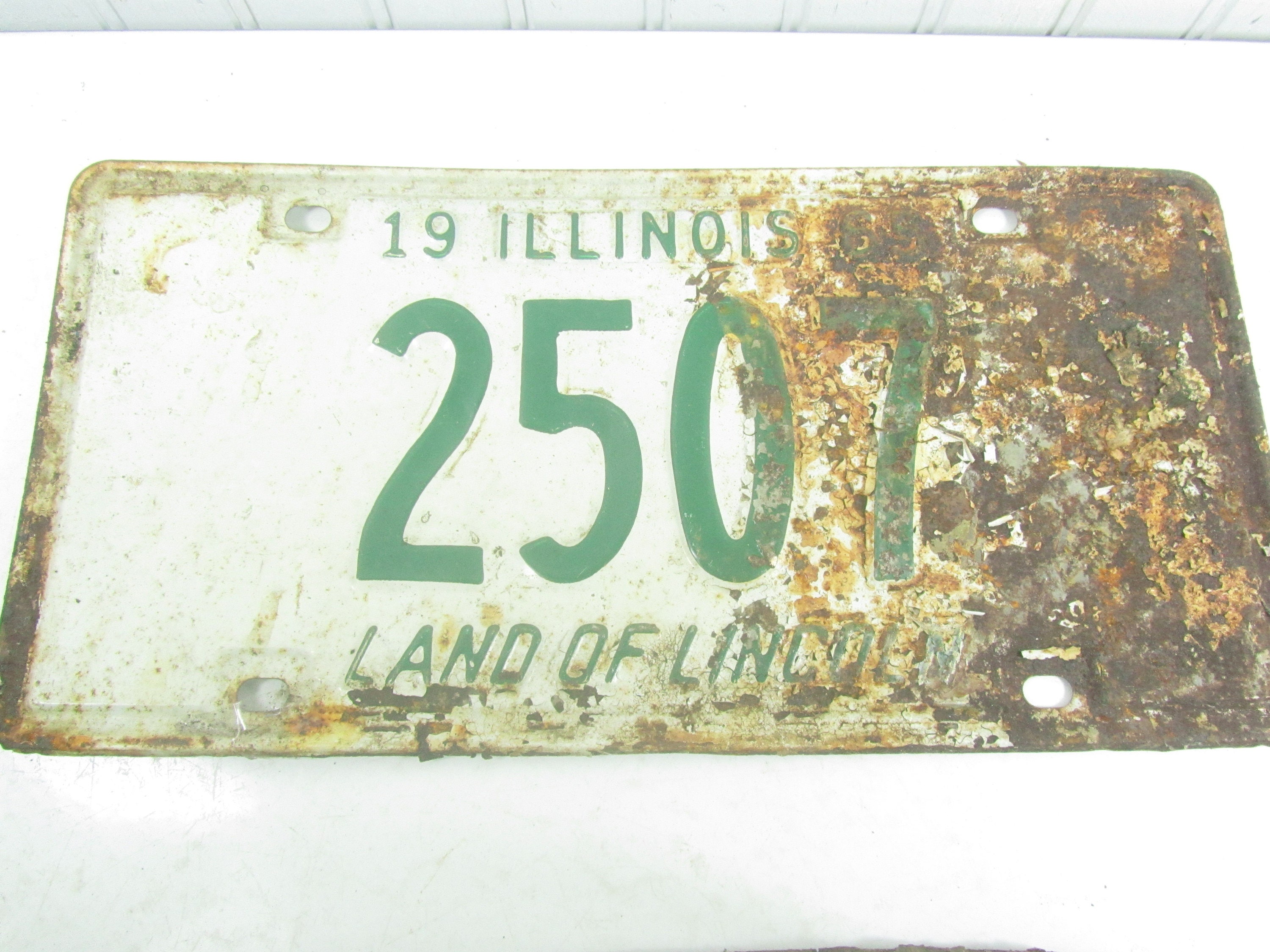 Vintage License Plates Rusty License Plates Vintage Car - Etsy