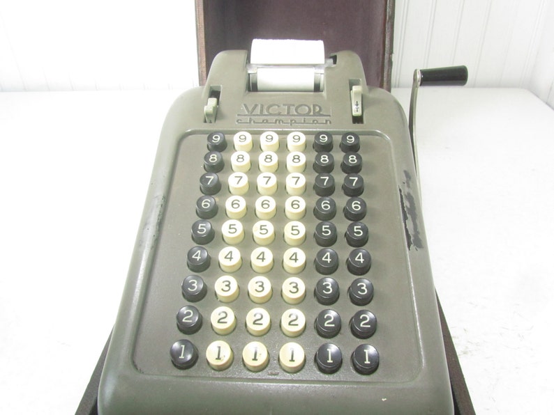 Vintage Adding Machine Adding Machine and Case Victor | Etsy