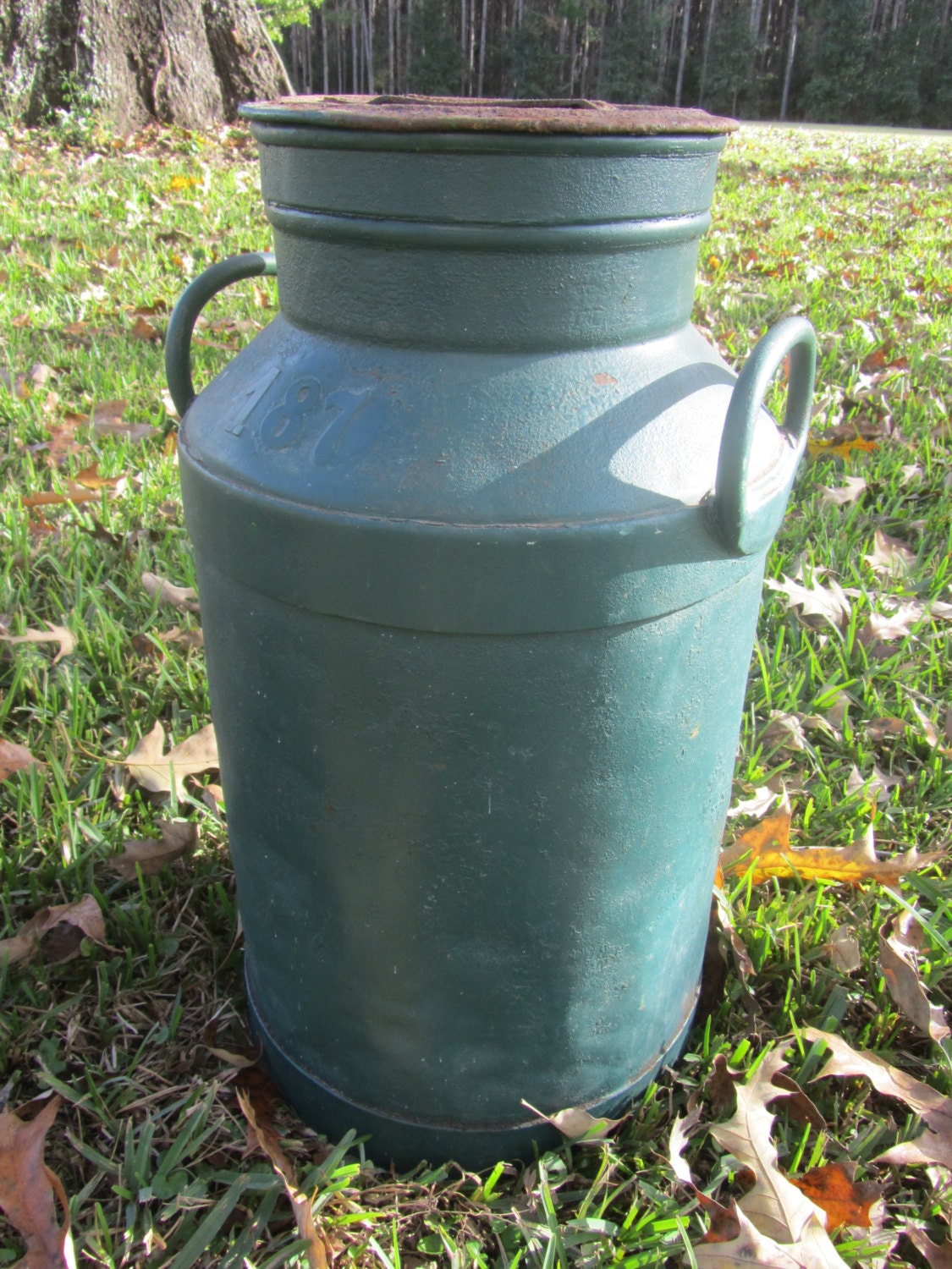 MILK CAN ANTIQUE Milk Can Milk Bottlemetal can | Etsy