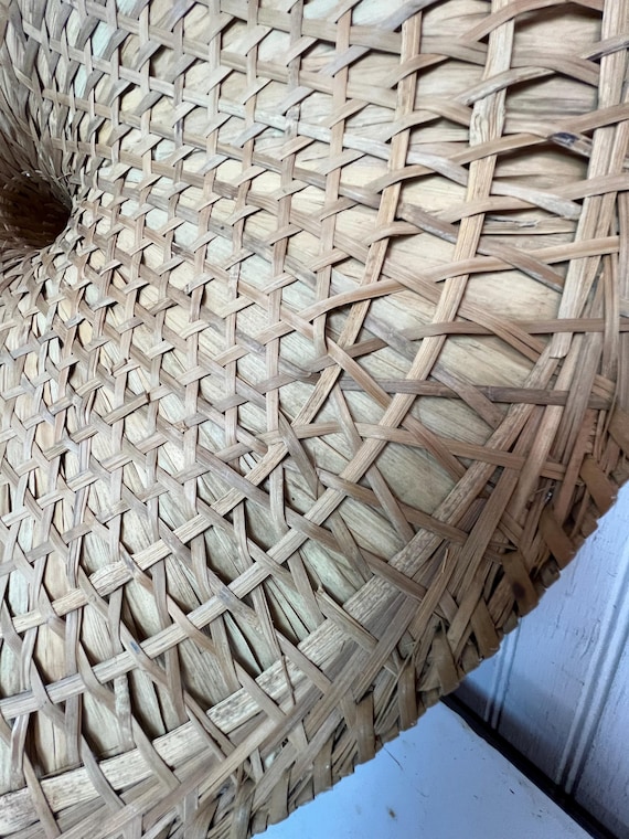 Vintage Hat, huge straw hat, Vietnamese rice hat, wic… - Gem