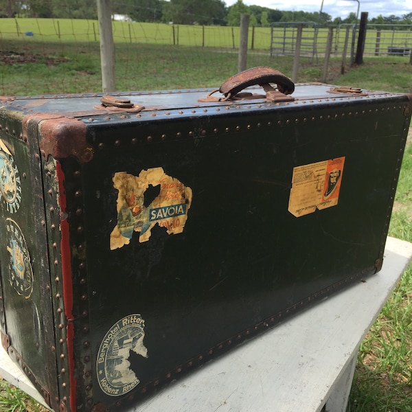 Vintage Suitcase - Etsy