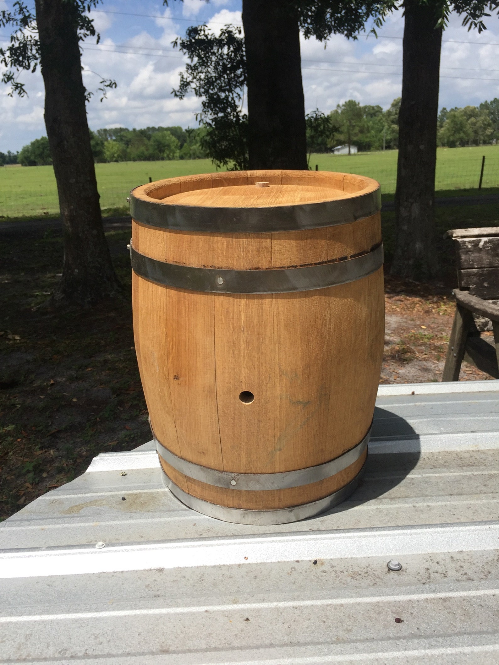 Vintage Wine Barrel Wood Barrel Keg Unique Table Boho - Etsy