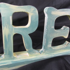 Painted Sign, Dream Sign, Shabby Chic Decor, Wall Decor, Whimsical ...