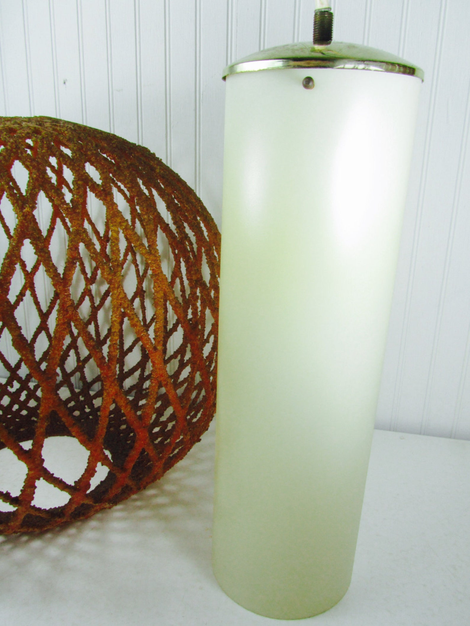 Vintage Hanging Light, Chandelier, Retro Light, 1960s Lighting, Round ...