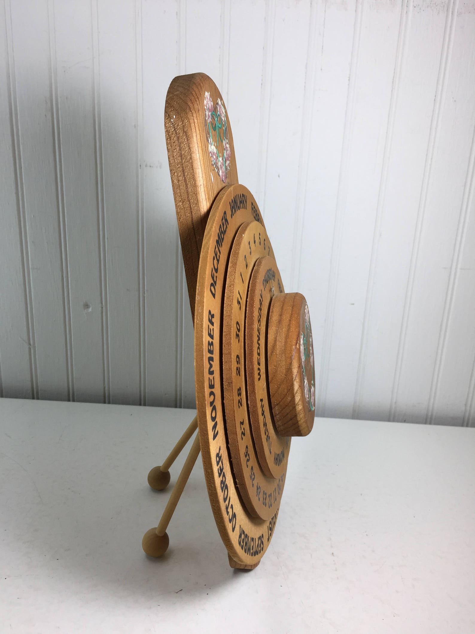 Perpetual Calendar Wall Calendar Wheel Calendar Country | Etsy