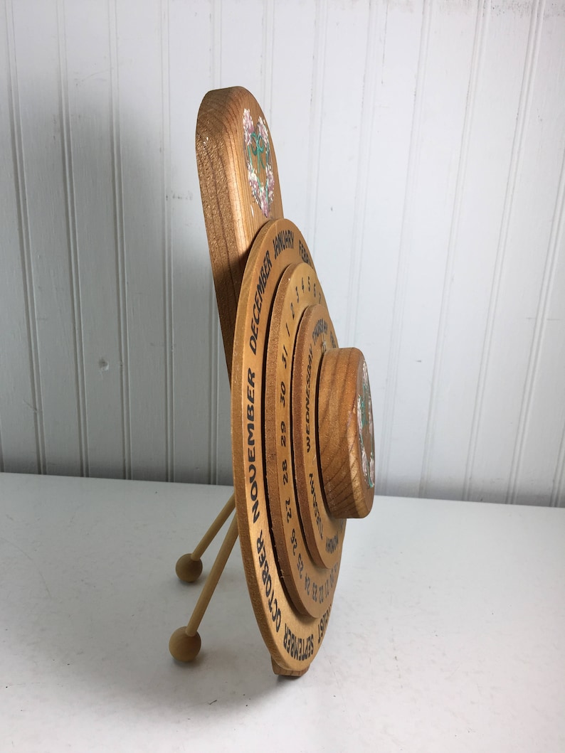 Perpetual Calendar Wall Calendar Wheel Calendar Country - Etsy