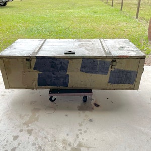 Antique WW2 Rifle Crate, Large Rifle Crate, Military Crate, Wood Box ...