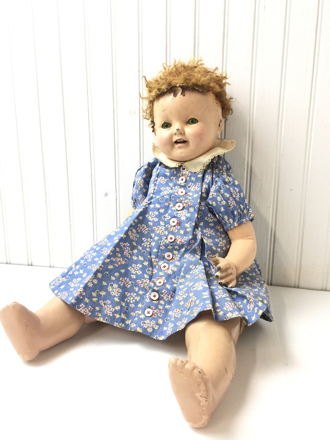 Composition Doll, Effanbee Lovems, Vintage Toy, 1900s Doll, Vintage ...