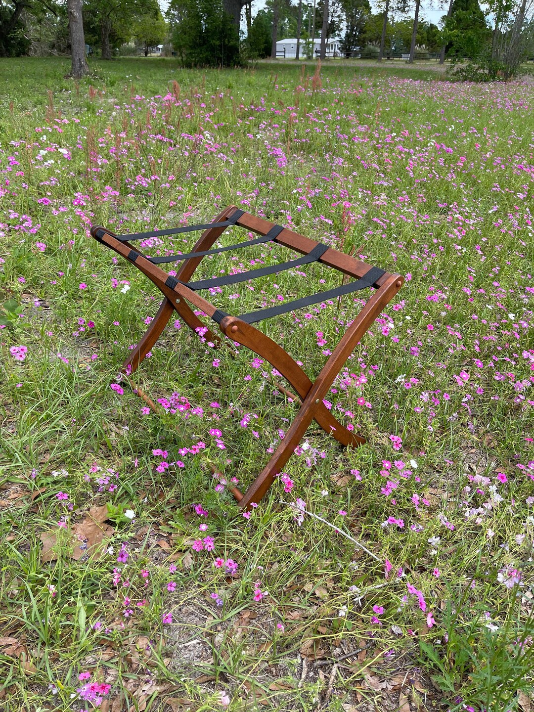 Vintage Luggage Rack,suitcase Stand,mid Century Decor,luggage Valet ...