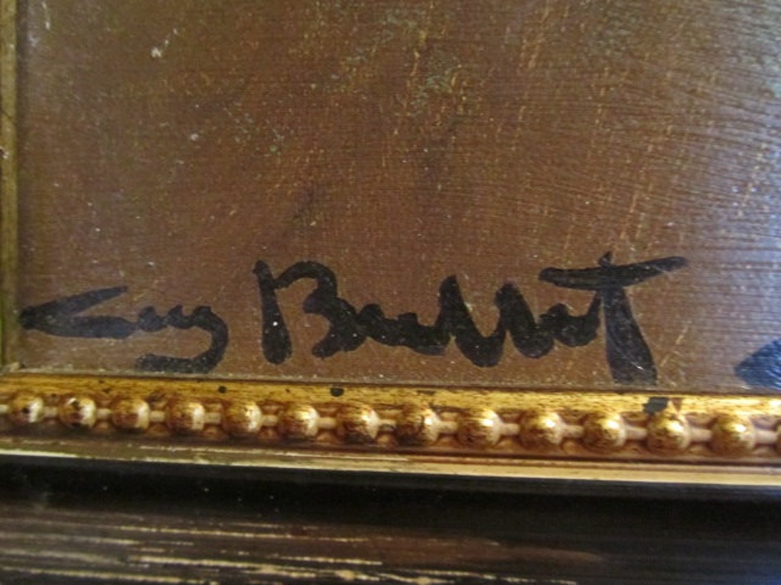 Waiter oil painting Guy Buffet painting oil painting framed | Etsy