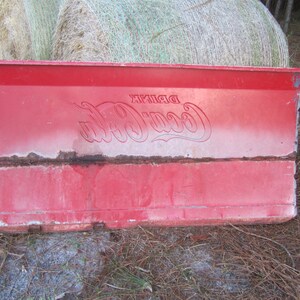 Vintage Coke Machine Panel, Coca Cola, Collectible, Red White, Drink ...