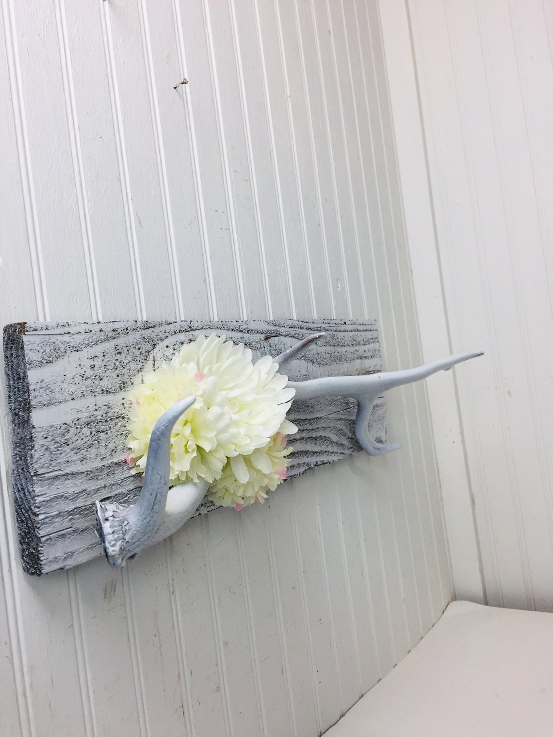 Vintage Antler Hat Rack Deer Antler Horn Hooks Wall Decor - Etsy