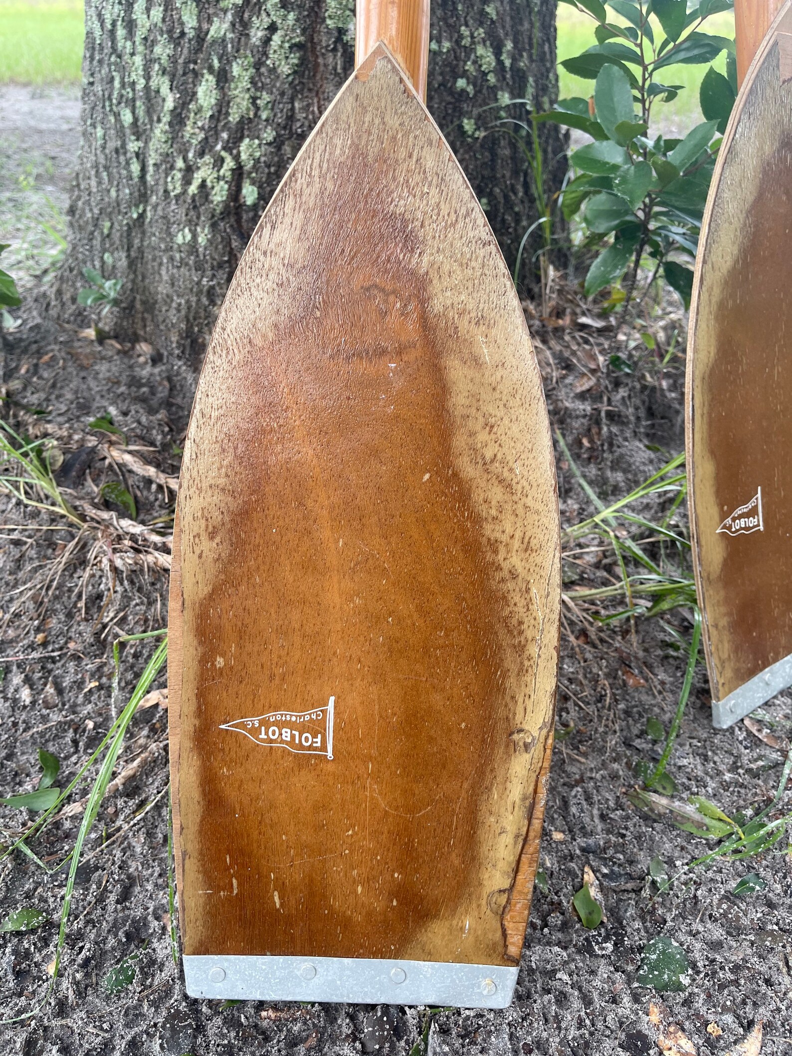 Vintage Kayak Oar, Double Oar, FOLBOT Charleston, Boat Paddle, Wood Oar ...