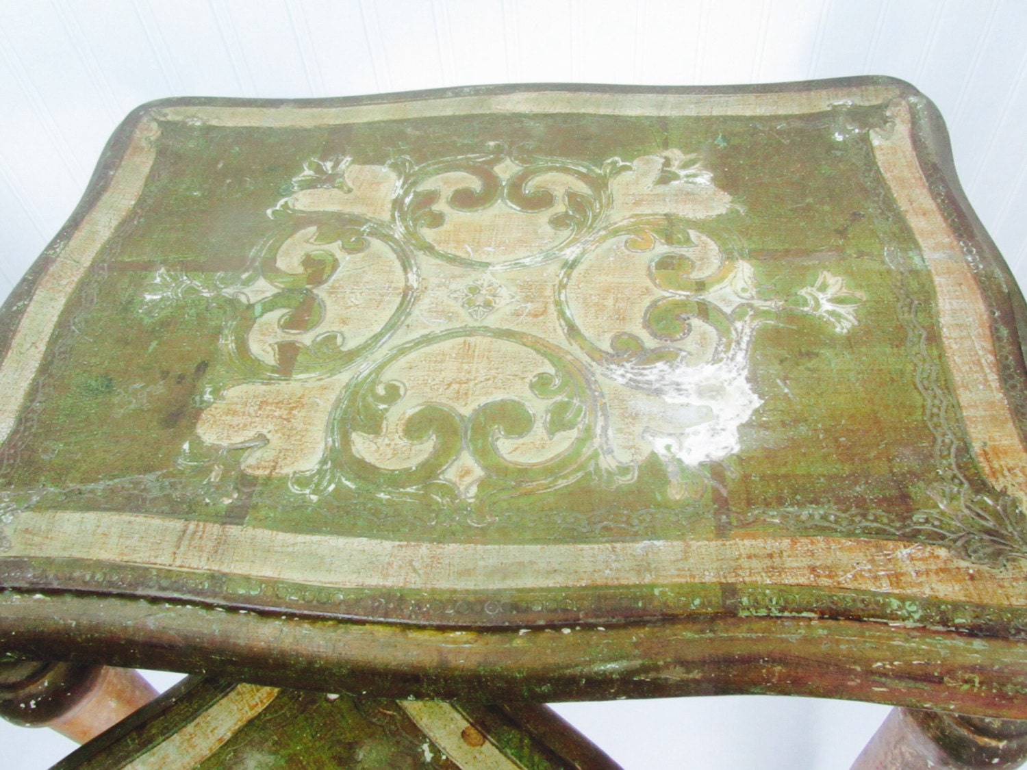 Florentine Table italian Tole Table Toleware Stacking | Etsy