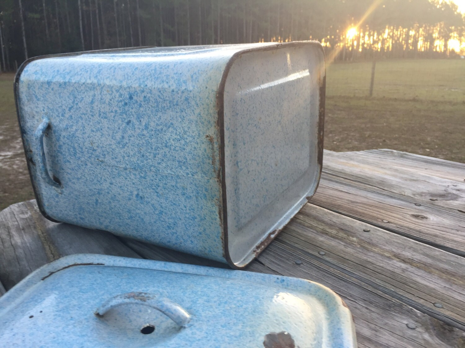 VINTAGE BREAD BOX French Farmhouse Fixer Upper Vintage | Etsy