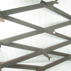 Accordion Hat Rack, Hat Rack, Coat Rack, Mug Rack, Hanger, Rustic Decor ...