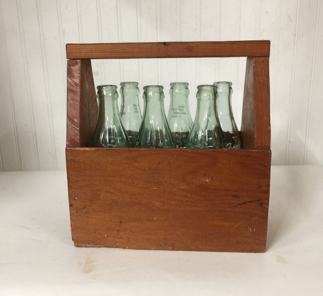 Coca-cola, Bottle Holder, Coke Bottle Caddy, Wood Bottle Holder ...