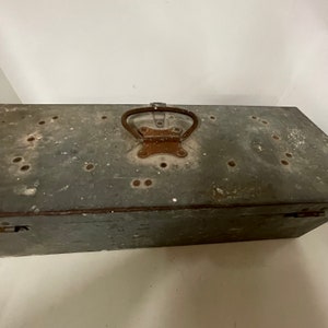 Vintage Metal Box, Toolbox, Container,storage, Bussey Tool Box ...