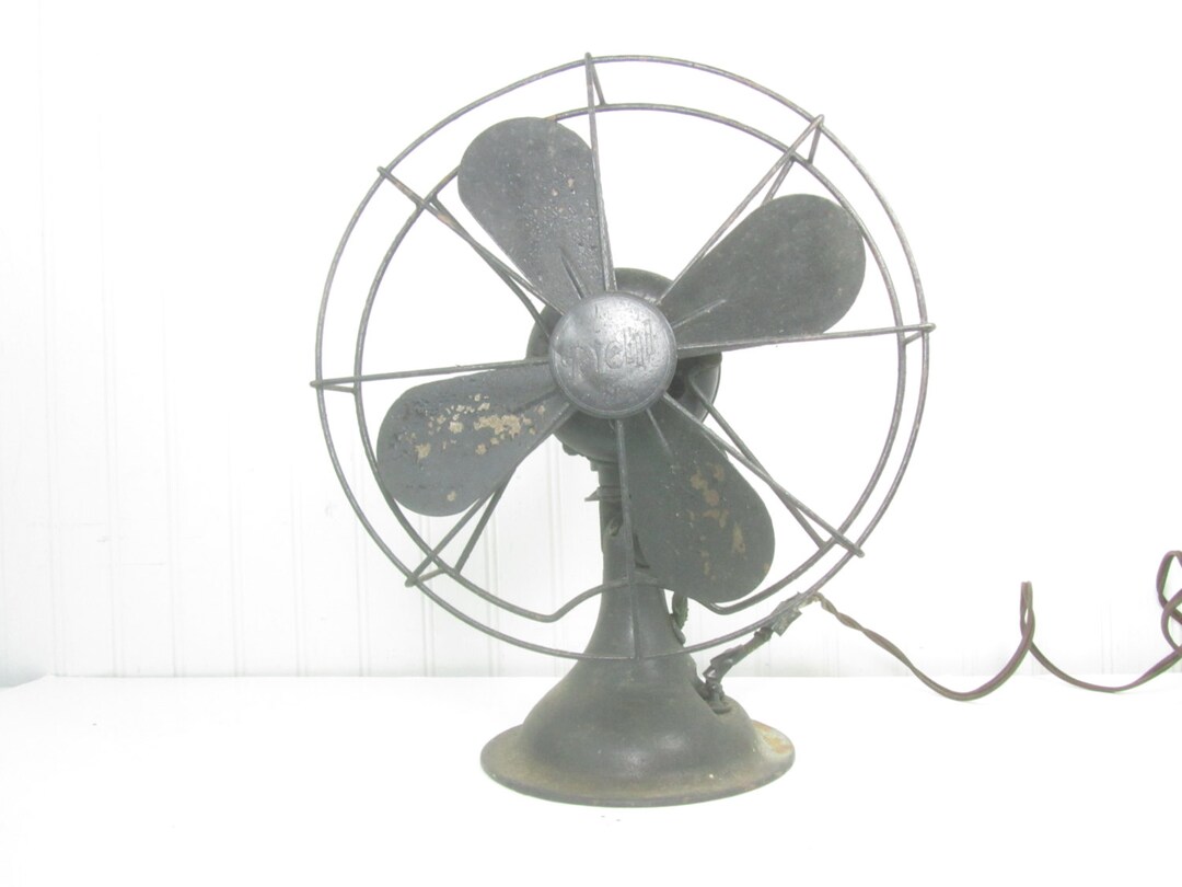 Vintage Metal Fan, Black Fan, Metal Fan, Diehi Fan, Appliances, Urban ...