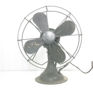 Vintage Metal Fan, Black Fan, Metal Fan, Diehi Fan, Appliances, Urban ...
